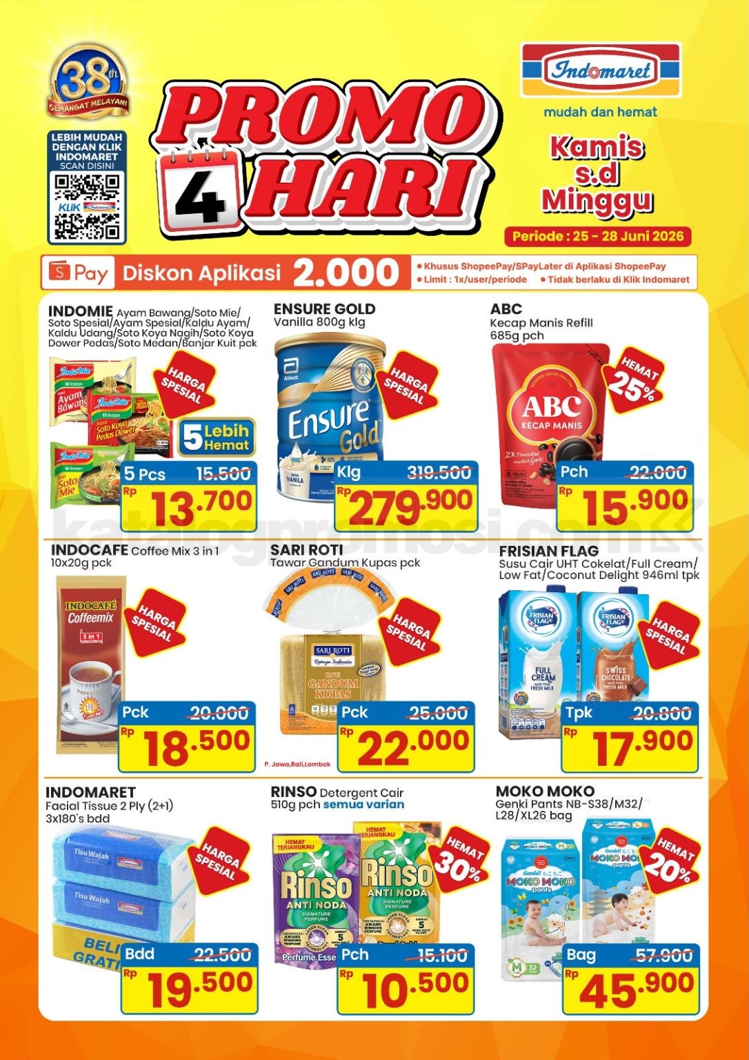 Promo JSM INDOMARET MINGGU INI 25-28 Juni 2026