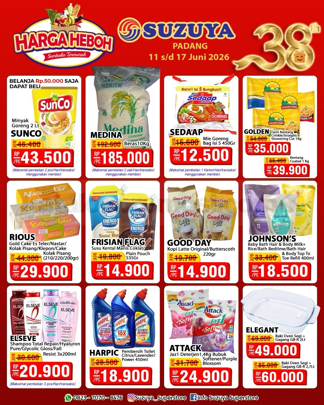 Promo JSM SUZUYA SUPERSTORE 11-14 Juni 2026