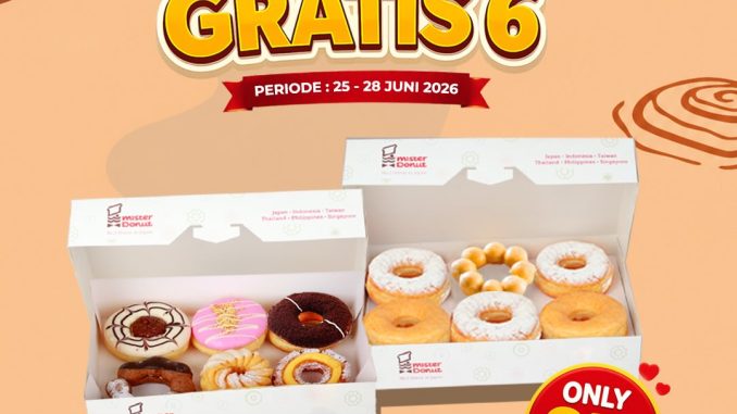 Promo Mister Donut Terbaru June 2026