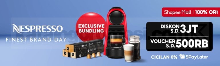 Promo Nespresso Finest Brand Day Diskon hingga Rp. 3 Juta