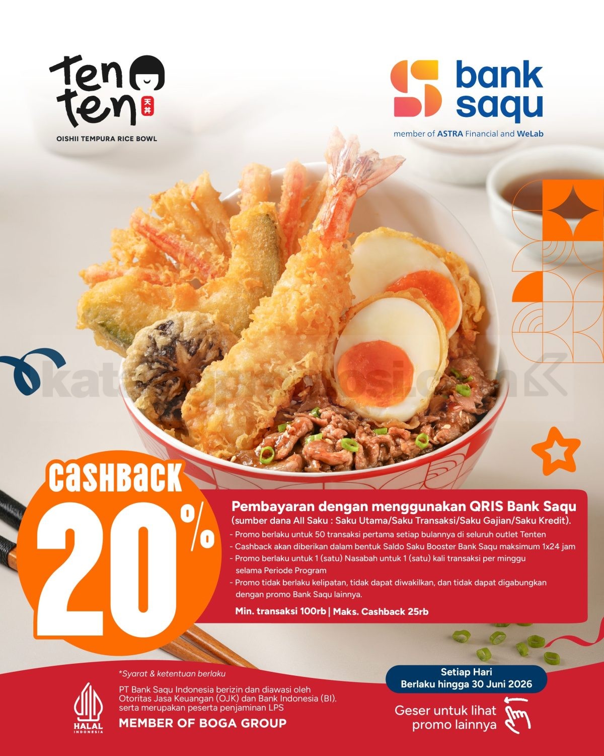 Promo TenTen Diskon hingga 35% Pakai Kartu Bank