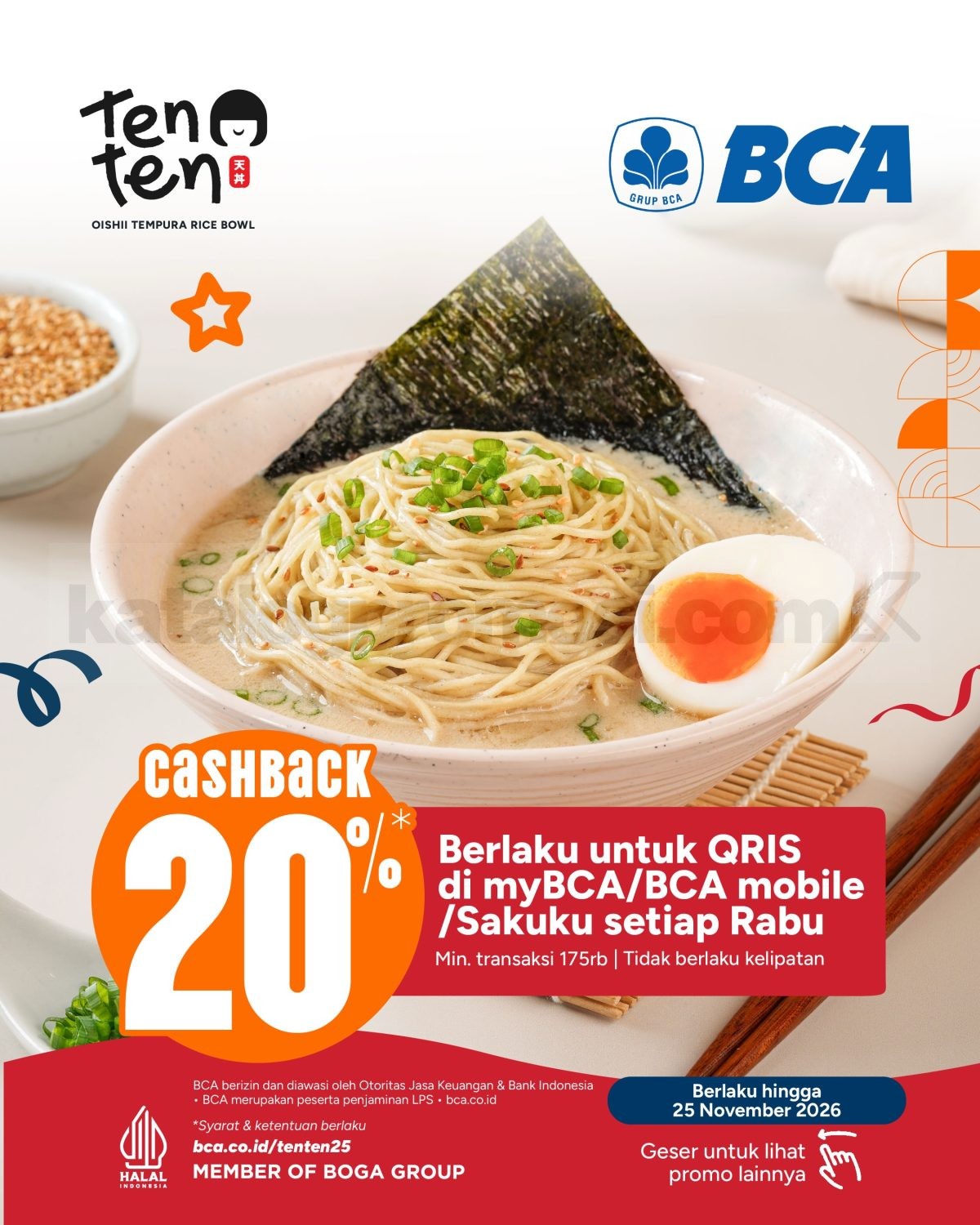 Promo TenTen Diskon hingga 35% Pakai Kartu Bank