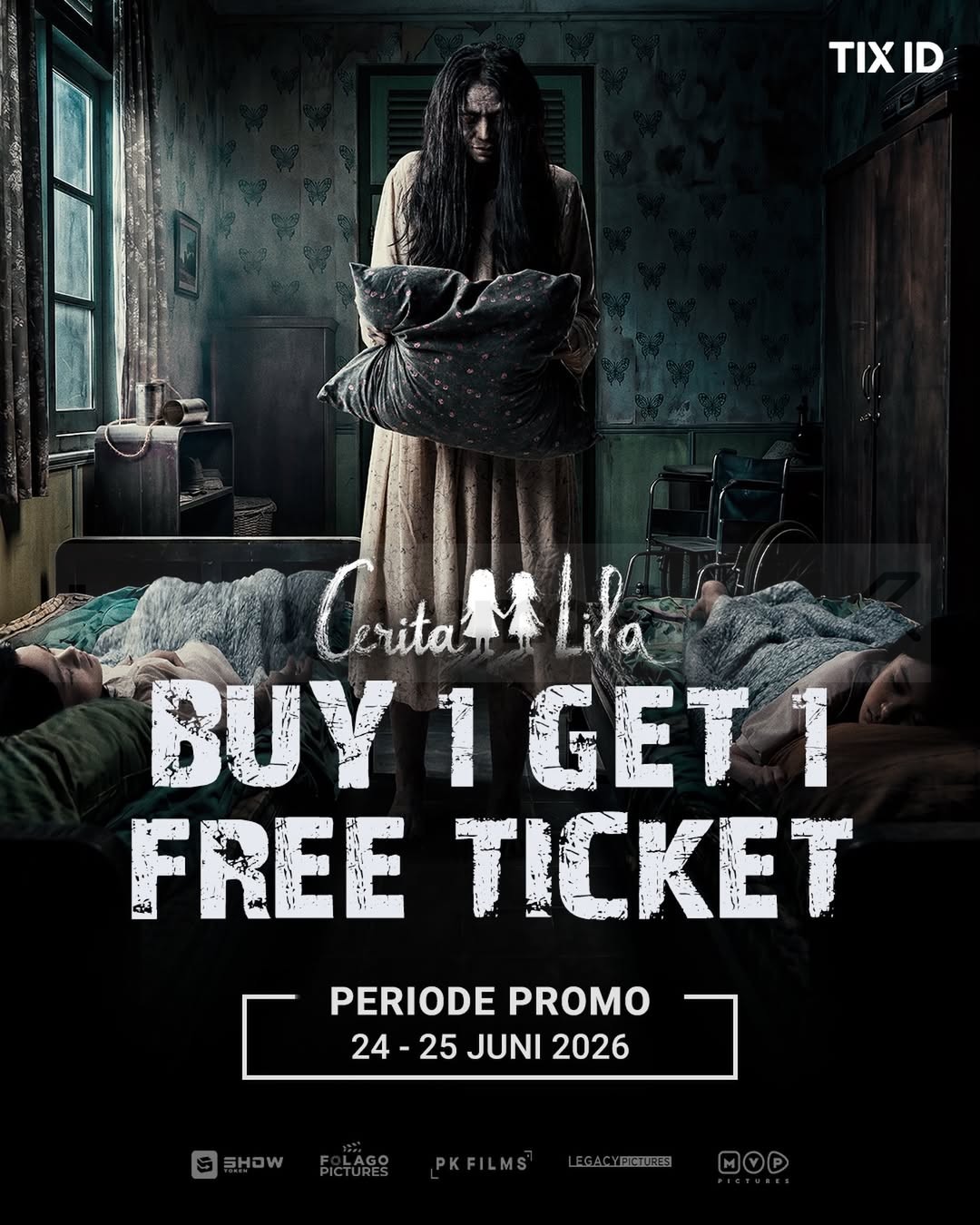 Promo TIX ID Beli 1 Gratis 1 Tiket Cerita Lila