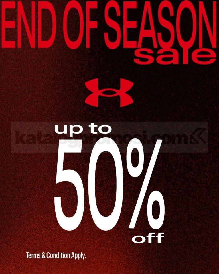 Promo Under Armour End of Season Sale Diskon Hingga 50%